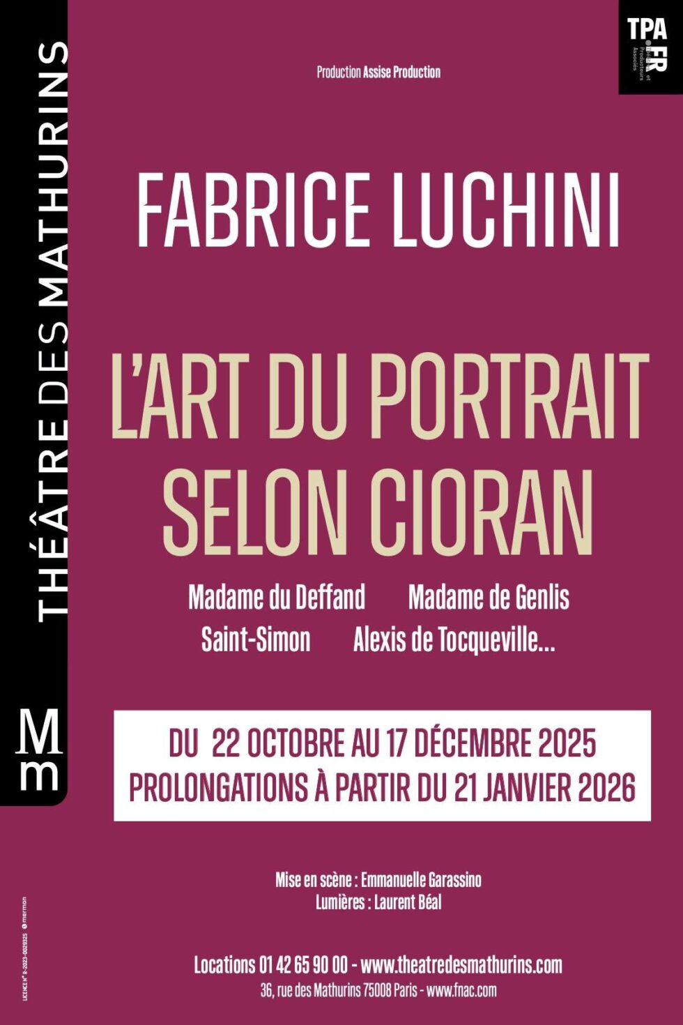 Accueil - Théâtre des Mathurins